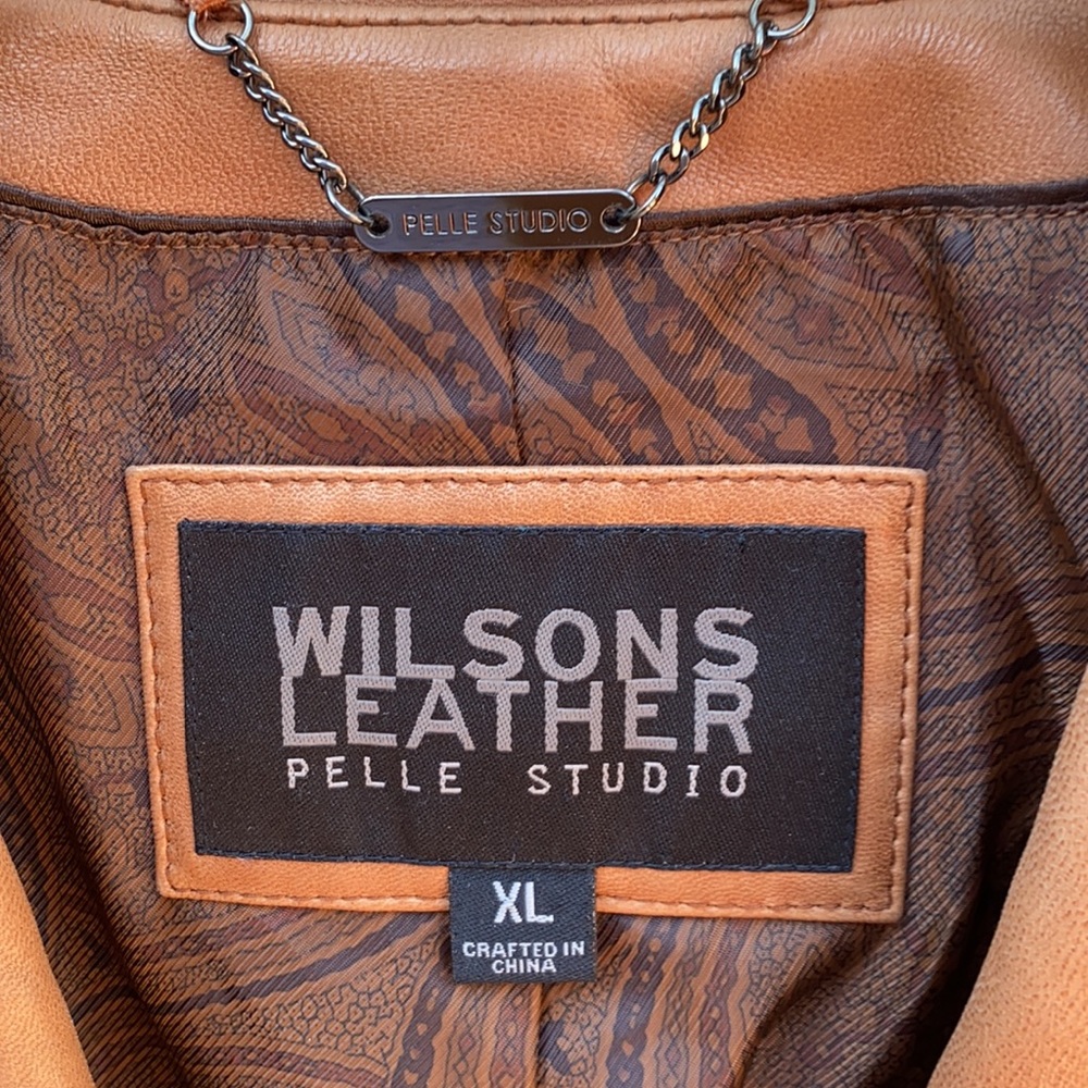 Wilsons Leather Pelle Studio Jacket Lamb Soft Xl - Gem